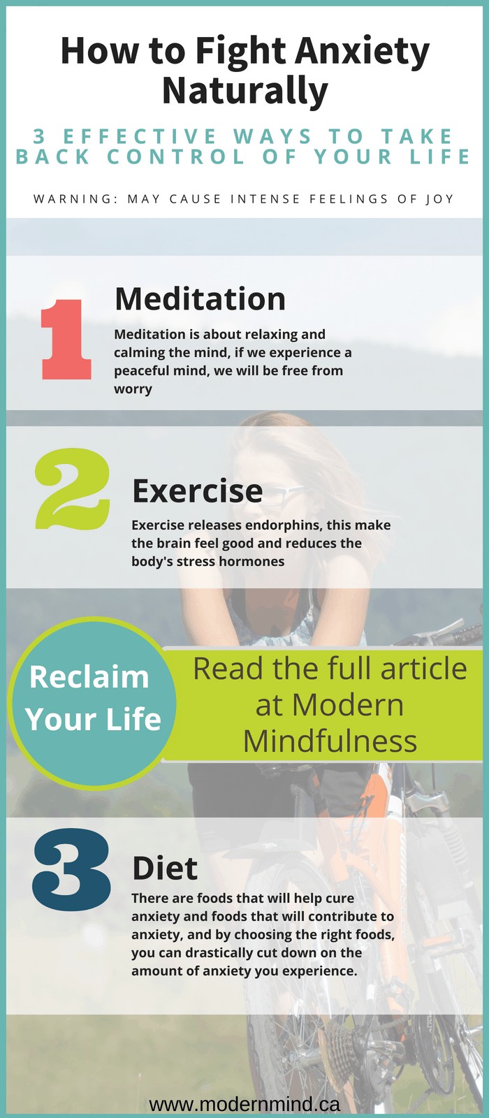 3 Effective Ways To Fight Anxiety Naturally • Mindfulmazing.com