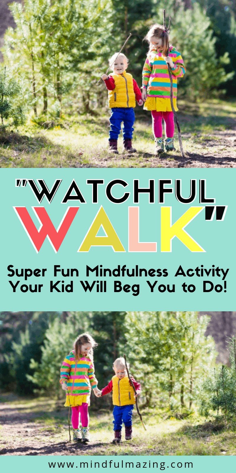 5 Senses Walk With Kids - Truly Genius • Mindfulmazing.com