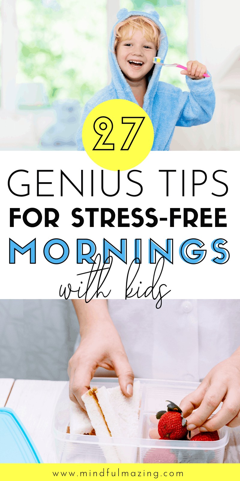 7 Ways to Create a Stress-Free Morning Routine For Kids • Mindfulmazing.com