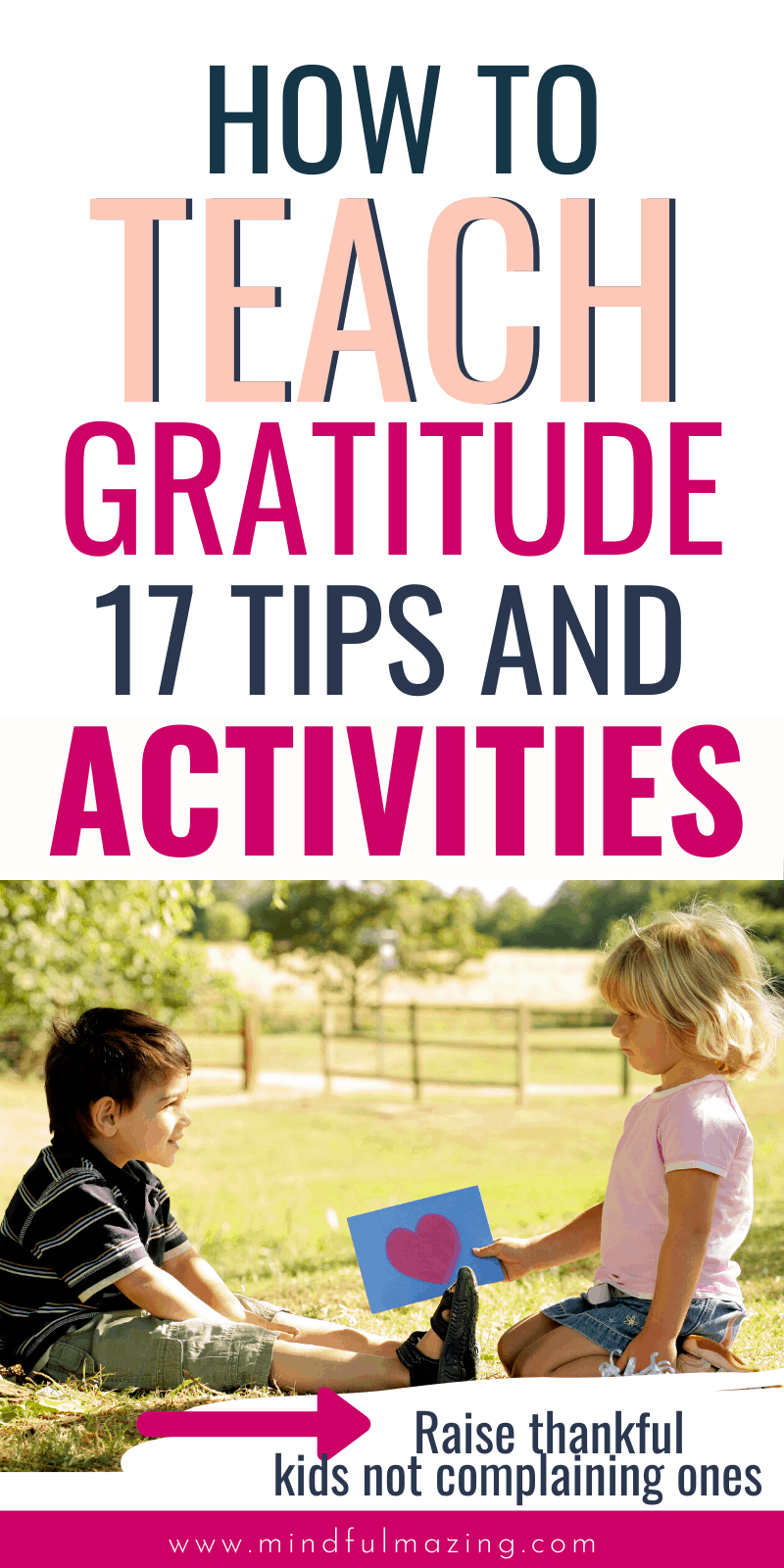 The Best Gratitude Activities for Kids & How to Teach Gratitude to Kids ...