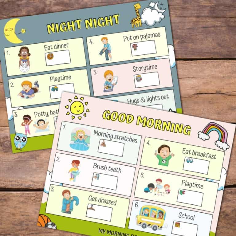 11 Wondrous Visual Routine Charts For Kids — That You Need ...