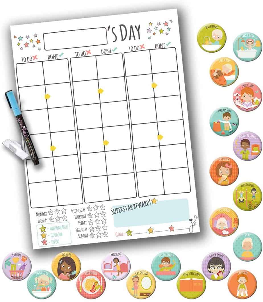 11 Wondrous Visual Routine Charts For Kids — That You Need! • Mindfulmazing