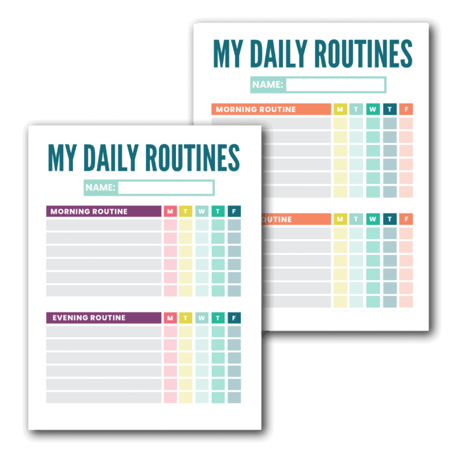 11 Wondrous Visual Routine Charts For Kids That You Need Mindfulmazing