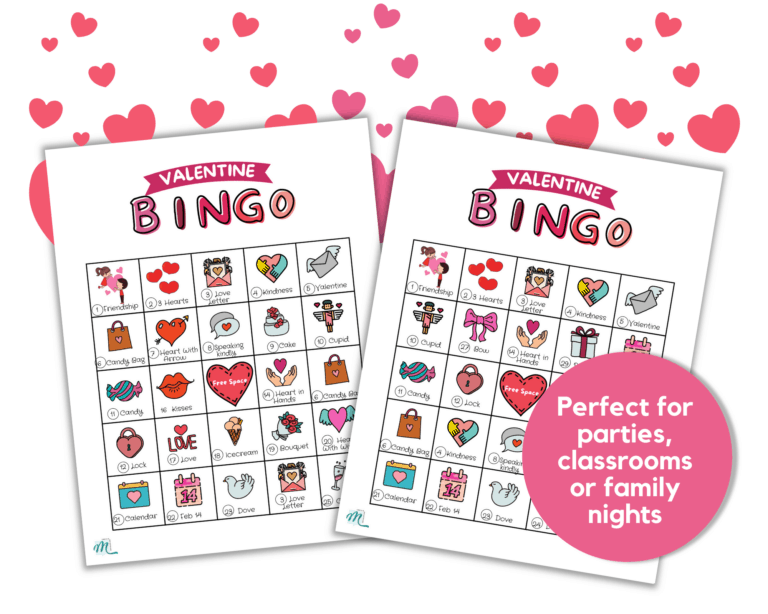 FREE Valentine Bingo Printable To Spice up ANY Valentine's Day Party ...