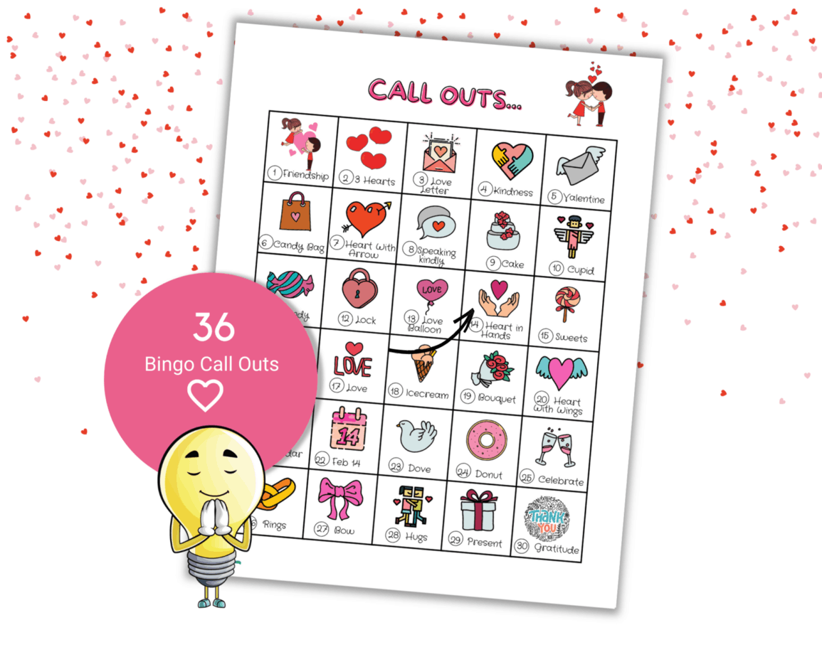 FREE Valentine Bingo Printable To Spice up ANY Valentine's Day Party ...