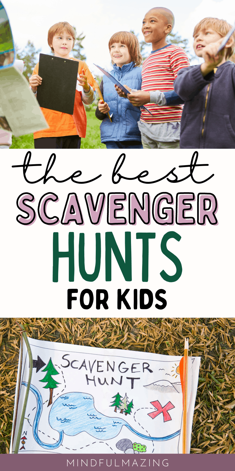 Outdoor Scavenger Hunt for Kids (With Free Printables) • Mindfulmazing.com