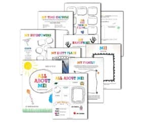 All About Me Worksheets & Activities (Fillable) Perfect for Classroom ...