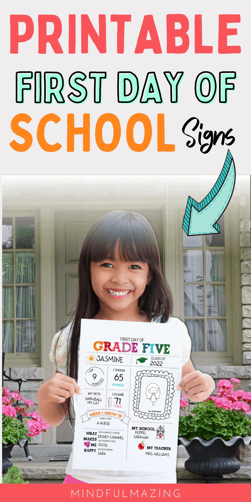 FREE First Day of School Signs (Editable For All Grades ...