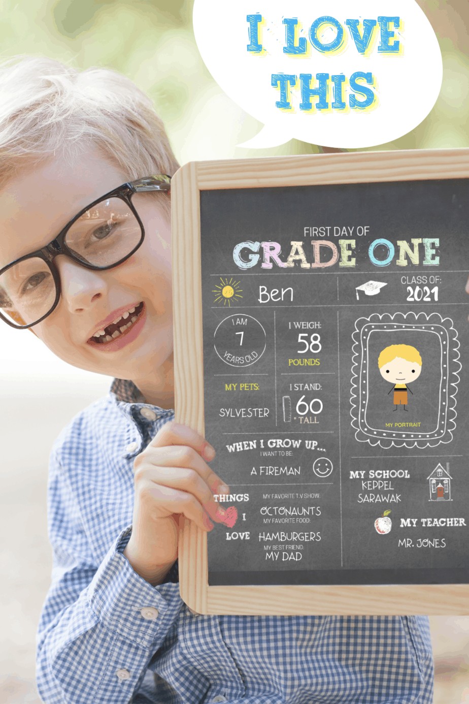 FREE First Day of School Signs (Editable For All Grades ...