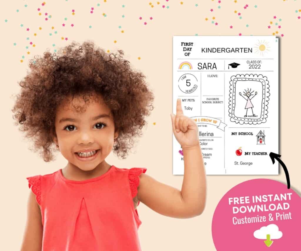 FREE First Day of School Signs (Editable For All Grades ...