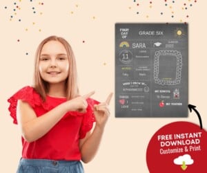 FREE First Day of School Signs (Editable For All Grades ...