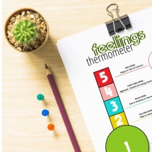 FREE Feelings Thermometer for Kids • Mindfulmazing.com