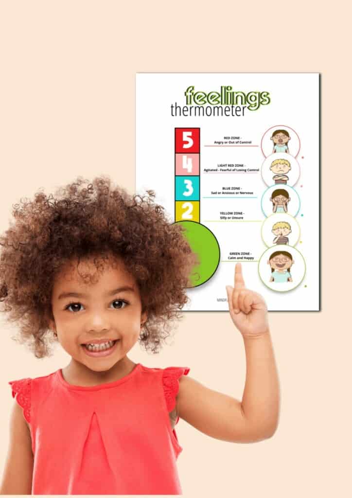 FREE Feelings Thermometer for Kids • Mindfulmazing.com