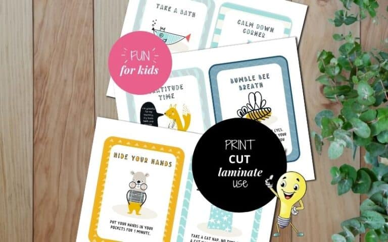 40 Calm Down Cards (A Brilliant Coping Strategy For Kids ...