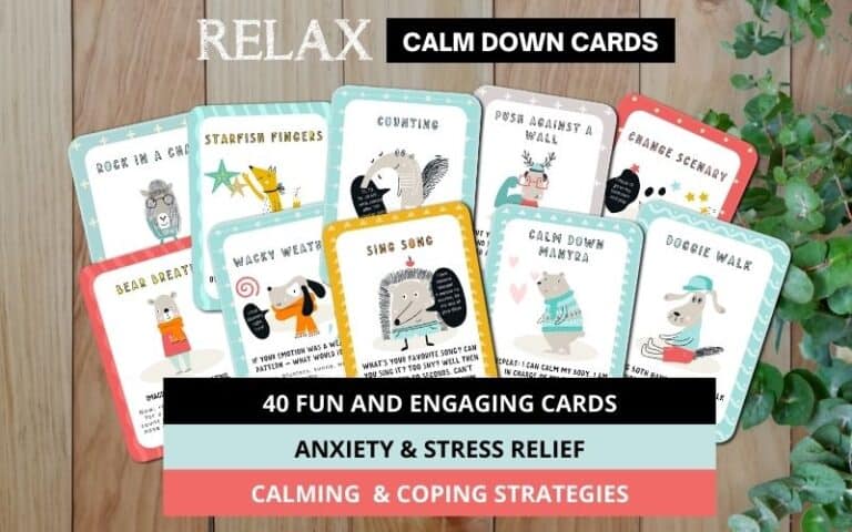 40 Calm Down Cards (A Brilliant Coping Strategy For Kids ...