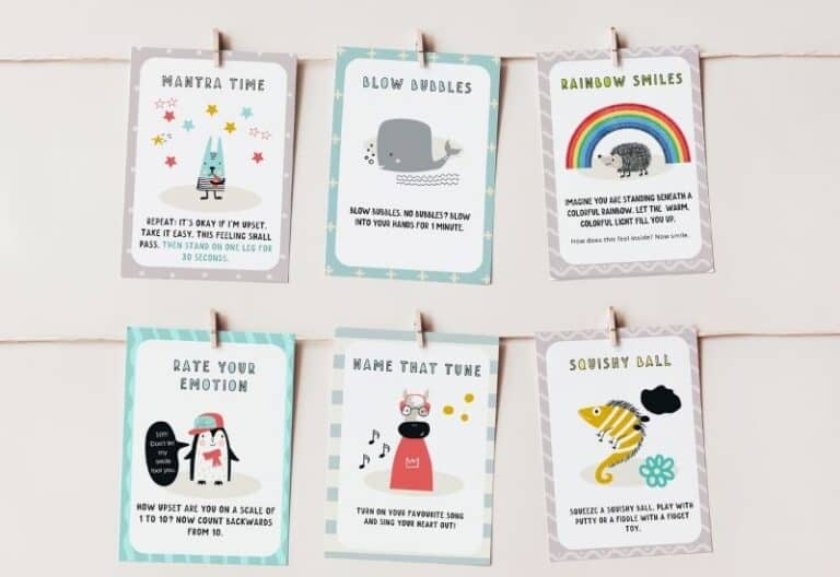 40 Calm Down Cards (A Brilliant Coping Strategy For Kids ...