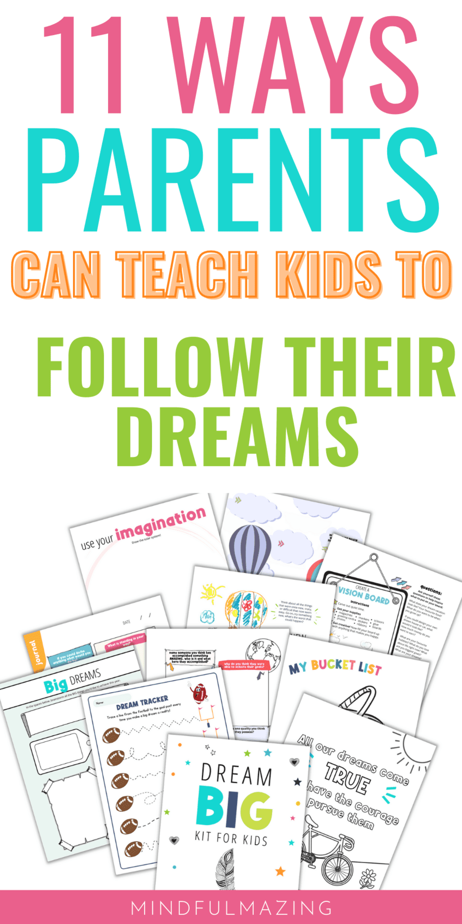 11 Unique Ways To Encourage Kids to Dream BIG PLUS 20 Dream Big Quotes ...