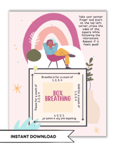 Free Square Breathing Worksheets & Box Breathing Benefits For Kids ...