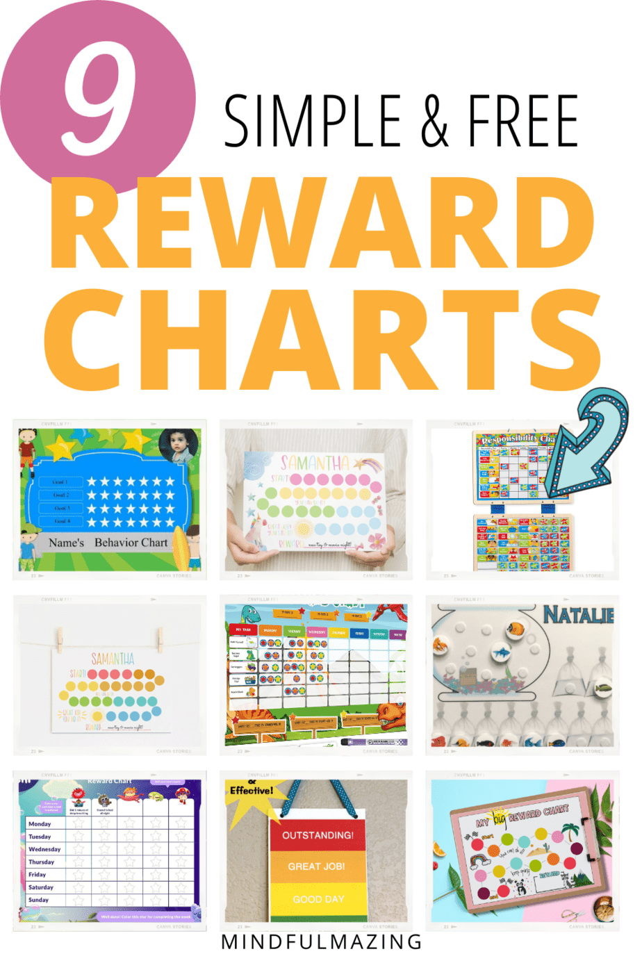 9 Home or Classroom Behavior Charts (Easy-To-Use, Effective & Free ...