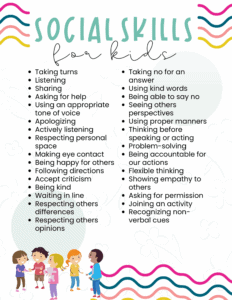 Easy Social Skills Activities For Kids