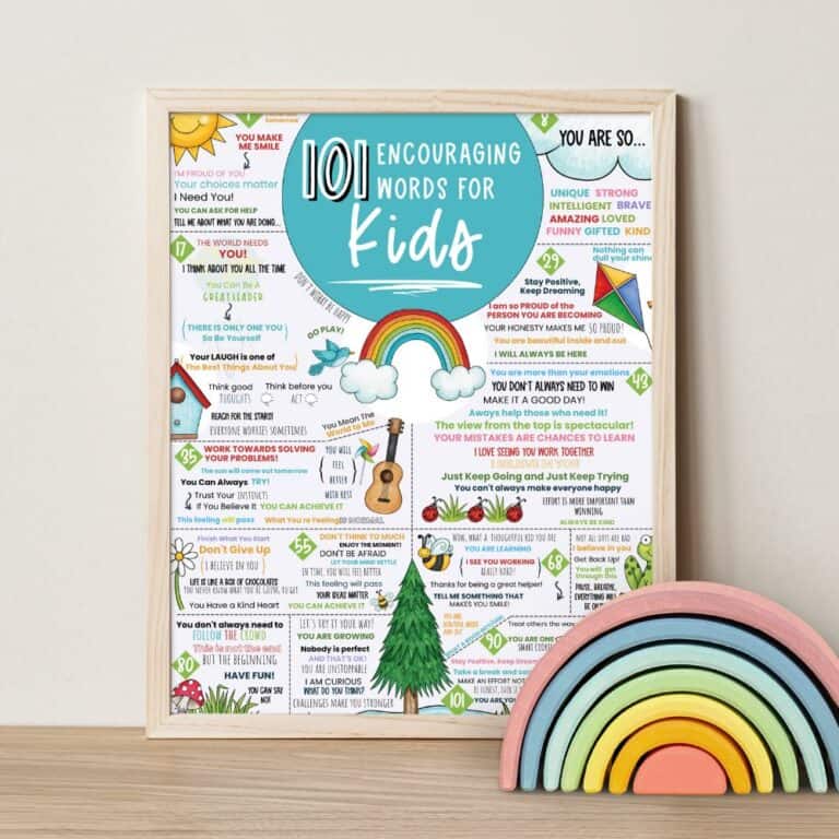101 Encouraging Words for Kids: Powerful & Positive Things to Say to ...