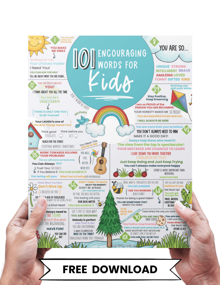101 Encouraging Words for Kids: Powerful & Positive Things to Say to ...