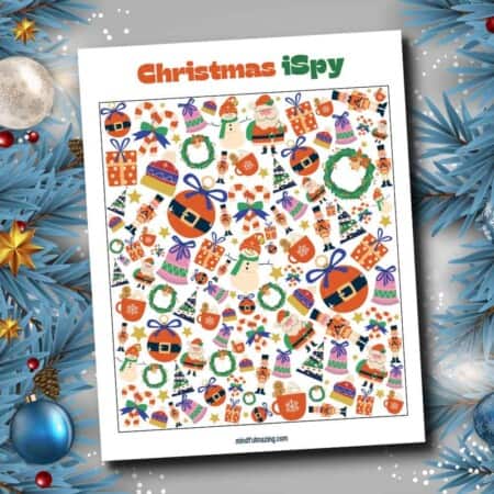 Christmas I Spy Printable (Free PDF) • Mindfulmazing.com
