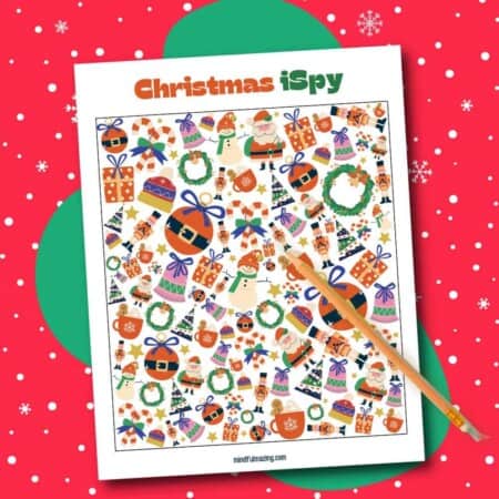 Christmas I Spy Printable (Free PDF) • Mindfulmazing.com
