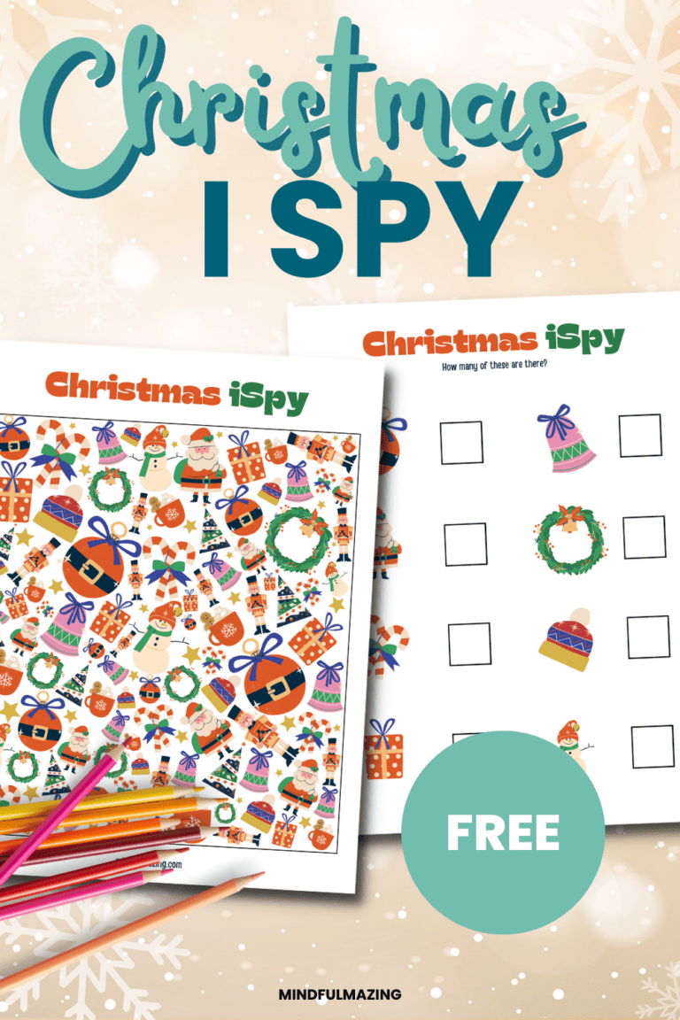 Christmas I Spy Printable (Free PDF) • Mindfulmazing.com