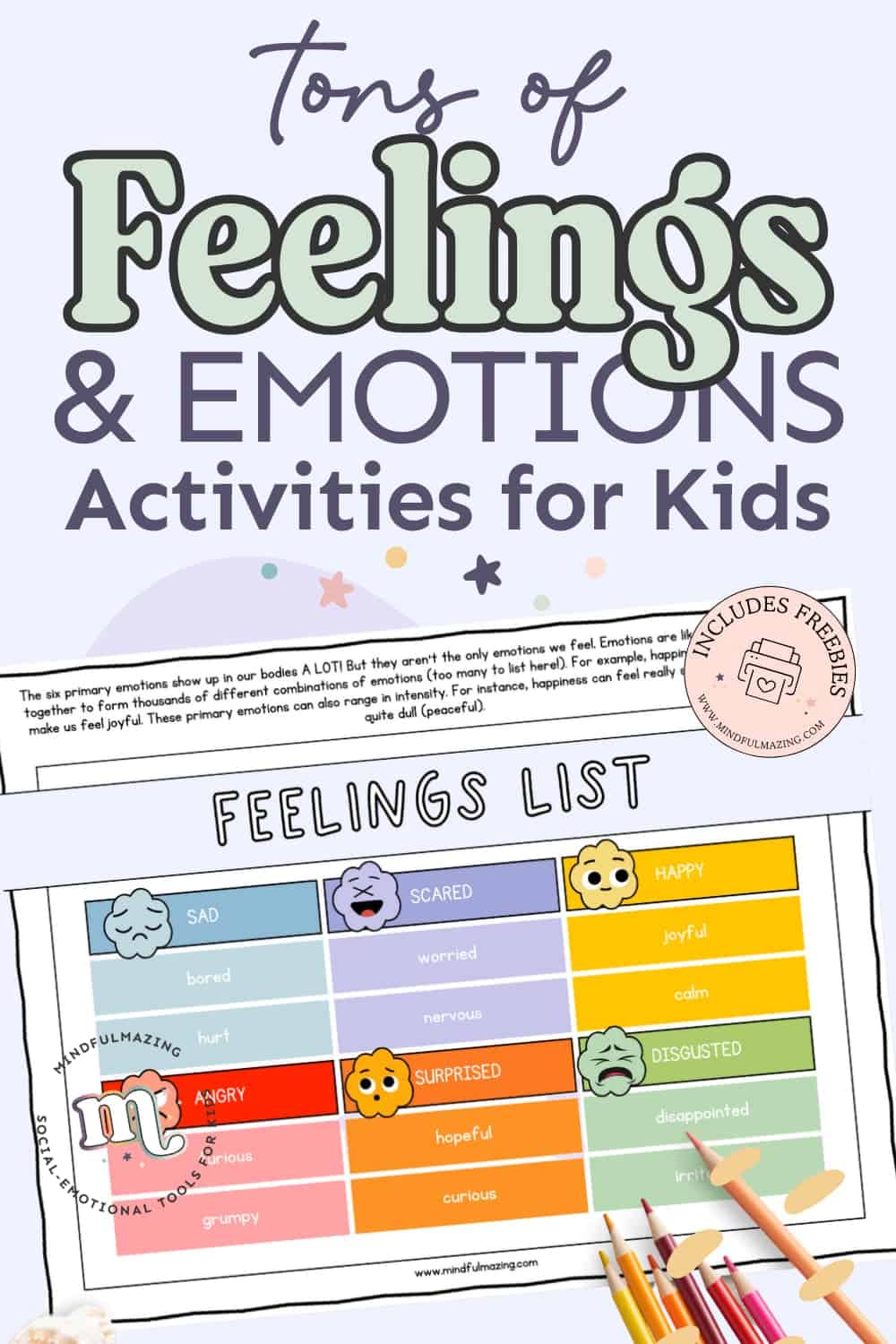 Emotions for Kids: Simple Tips to Teach Feelings • Mindfulmazing.com