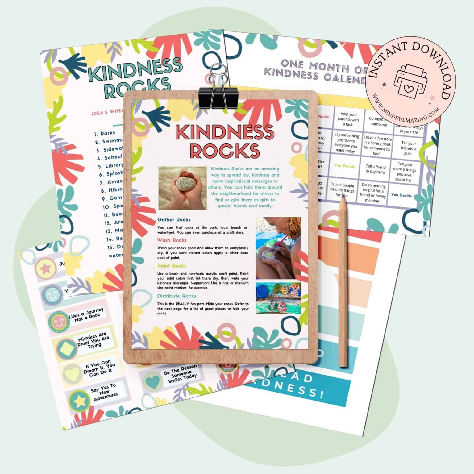 Free Printable Library • Mindfulmazing.com