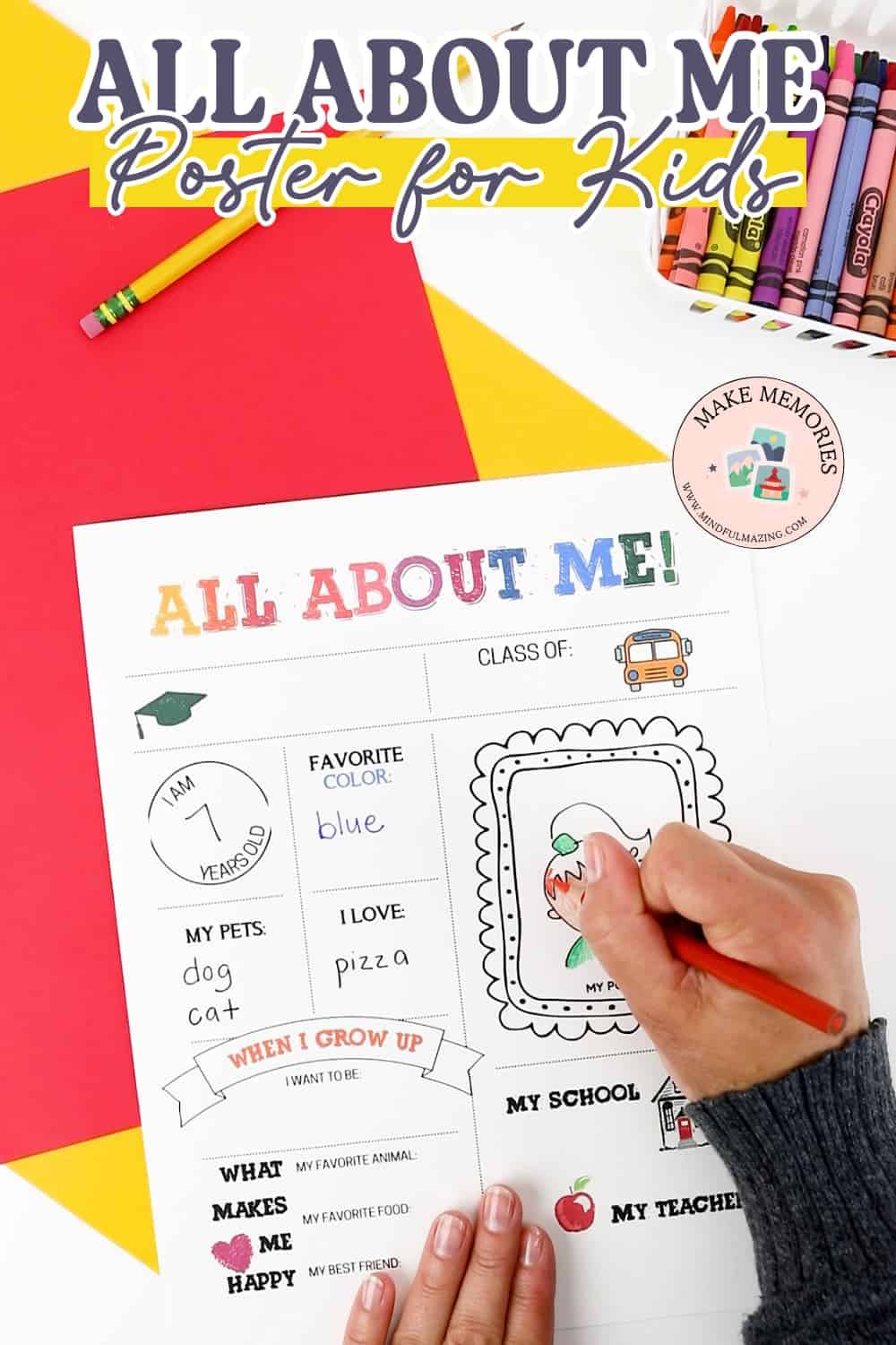All About Me Poster Ideas For Preschoolers - The Font Vault