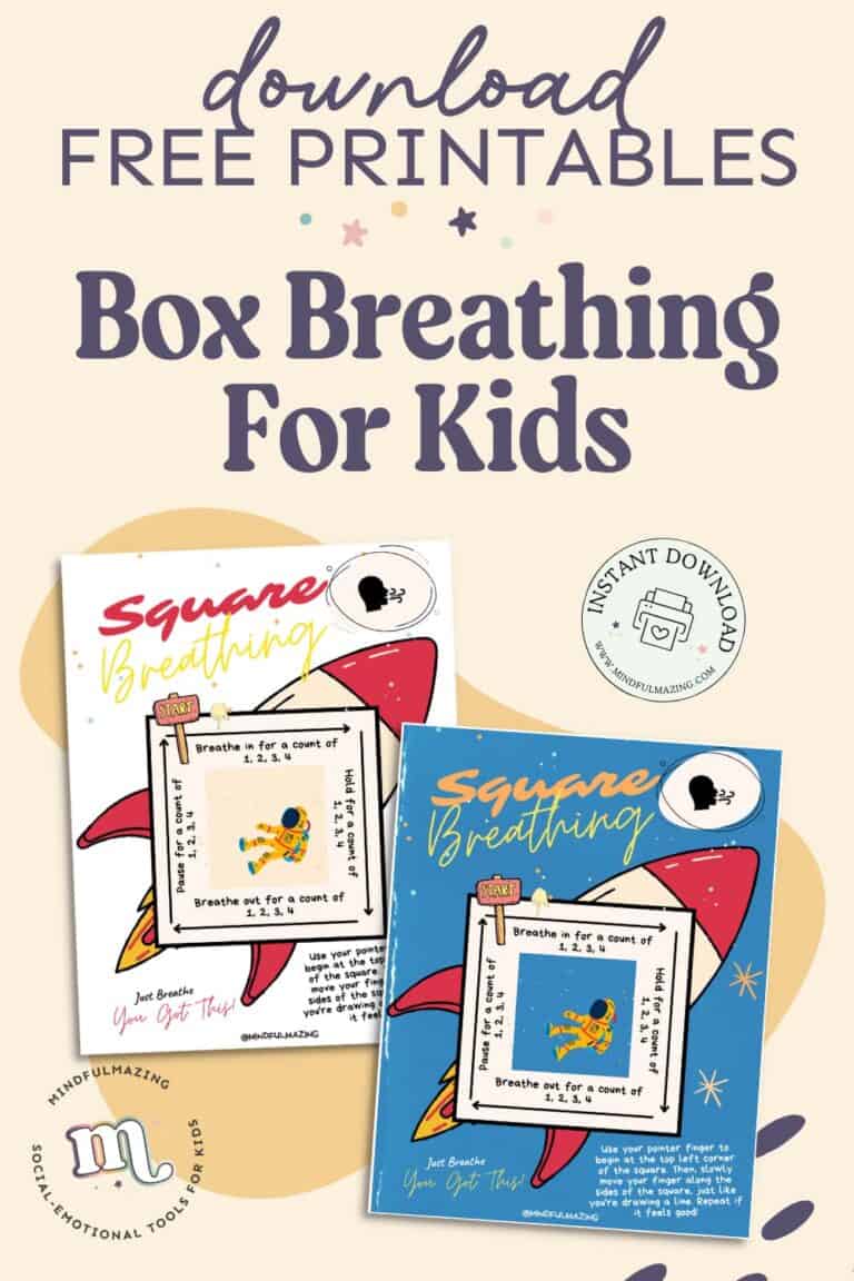 Free Square Breathing Worksheets & Box Breathing Benefits For Kids ...