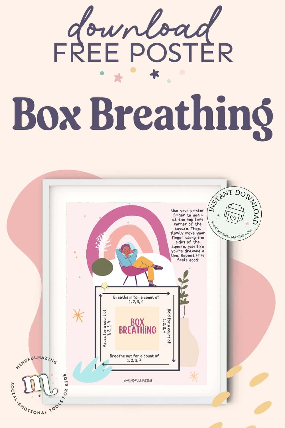 Free Square Breathing Worksheets & Box Breathing Benefits For Kids ...