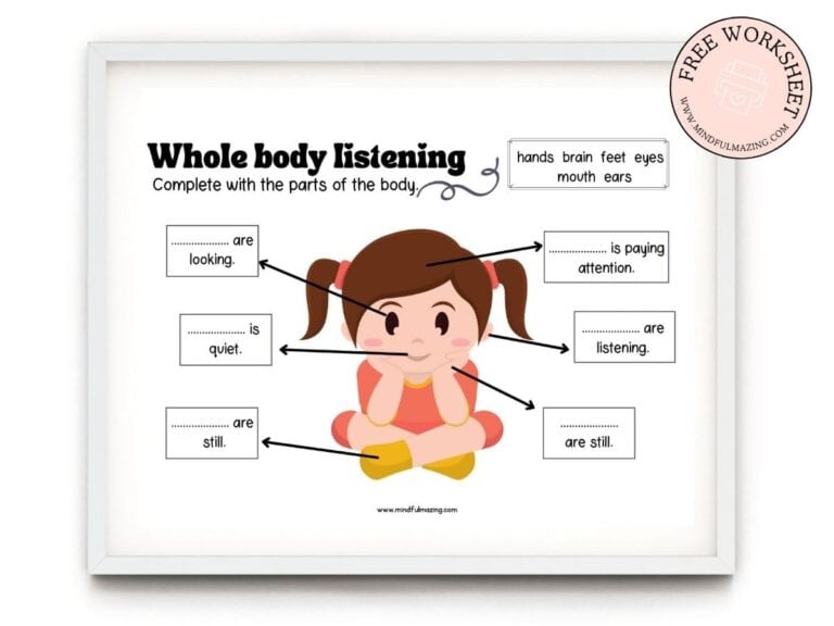 52 Fun Listening Activities For Kids [With Free Poster] • Mindfulmazing.com