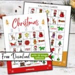30 Free Printable Christmas Bingo Cards For Kids • Mindfulmazing.com