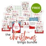 30 Free Printable Christmas Bingo Cards For Kids • Mindfulmazing.com