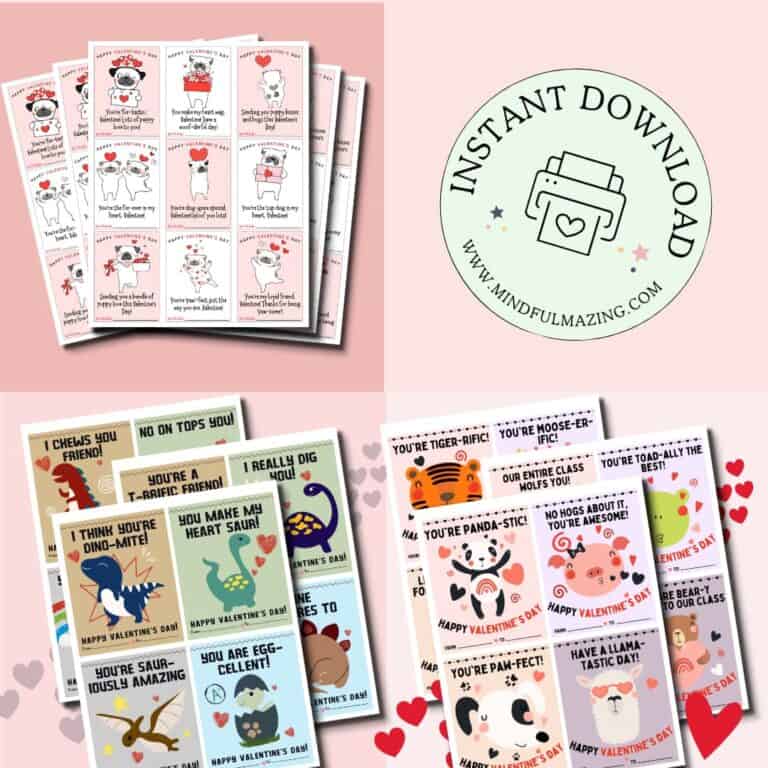 30+ Free Printable Valentine's Cards for Kids [Adorable ...