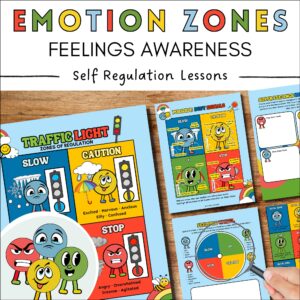 Printable Zones of Regulation Activities for Kids • Mindfulmazing.com